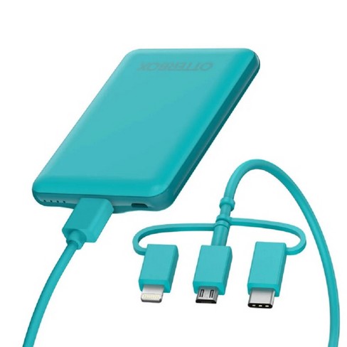 Otterbox Portable Charging Kit Standard 5,000 Mah 3-in-1 Cable - Rock ...