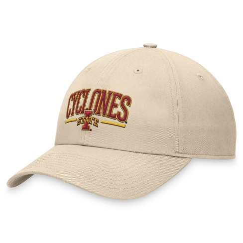Ncaa Iowa State Cyclones Unstructured Washed Cotton Twill Hat - Natural ...