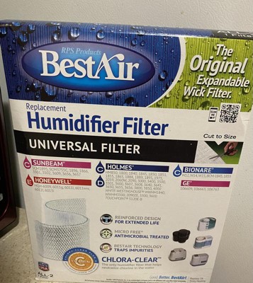Bestair All-2 Extended Life Universal Humidifier Replacement Paper Wick ...