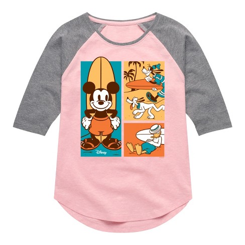 Girls' Disney Mickey & Friends - Light Pink/ath Hea - Small : Target