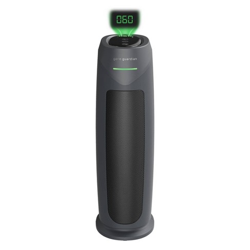 Germ Guardian Intelligent 22in Tower Air Purifier Hepa Filter Uv c Intellisense With Aqi Uv Light Sanitizer 500 800 Sq. Ft. Coverage Target