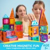 Starshine Magnetic Tiles 66pcs, 2d & 3d Magnet Building Tiles, Durable And Creative Stem ...