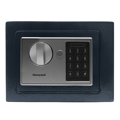 Honeywell .17 Cu Ft Compact Digital Security Box - Blue: Steel Safe ...