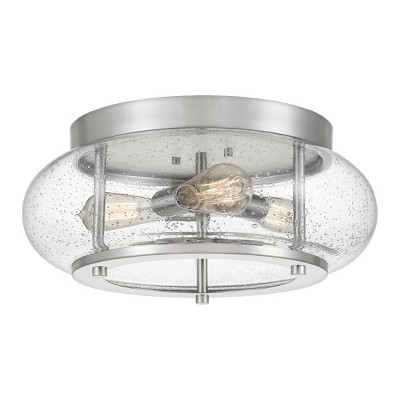 Trilogy 3-Light Brushed Nickel Flush Mount Light : Target