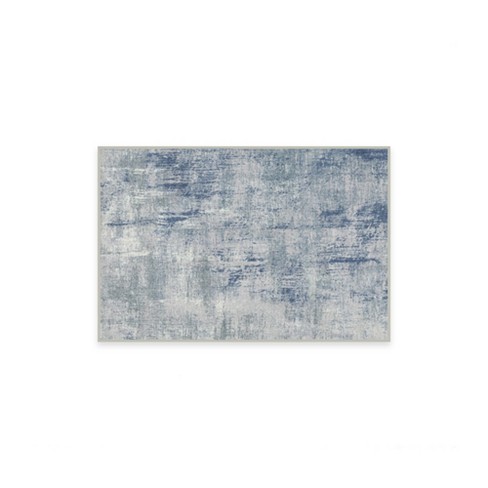 Ruggable Impasto Washable Modern Ombre Area Rug - Impasto Slate Blue 2 ...
