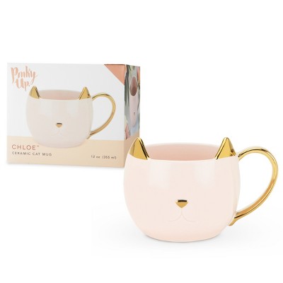 Chloe Pink Cat Mug By Pinky Up : Target