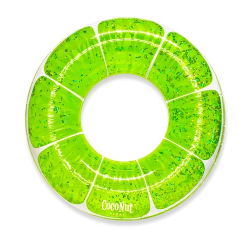 Coconut Outdoor Lime Green Glitter Pool Float : Target