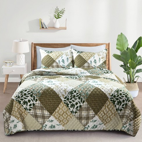 Peace Nest Lightweight Pre-washed Microfiber Quilt Coverlet Set : Target