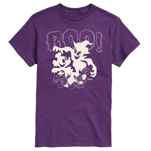 Men's Disney Boo Short Sleeve Graphic T-shirt - Purple - Large : Target