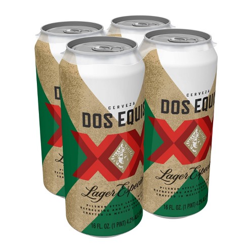 Dos Equis Mexican Lager Beer - 4pk/16 Fl Oz Cans : Target