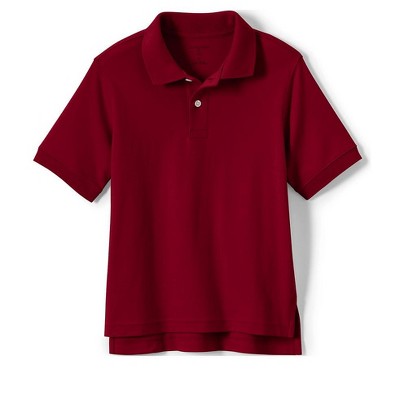 Lands' End School Uniform Kids Short Sleeve Interlock Polo Shirt : Target