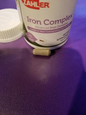 Zahler Iron Complex, Complete Blood Building Iron Supplement With ...