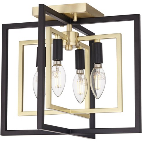 Possini Euro Design Nima Modern Glam Ceiling Light Semi Flush-mount ...