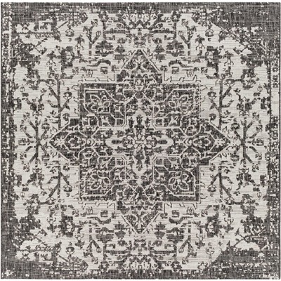 Hauteloom Square Area Rug Black : Target