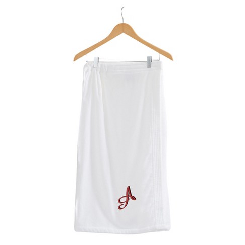 Personalization Mall bath Time Monogram Towel Wrap, White, Y : Target