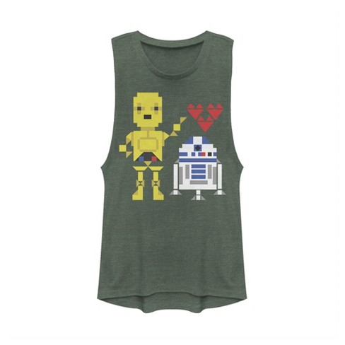 Juniors Womens Star Wars Valentine's Day R2-d2 And C-3po Festival ...