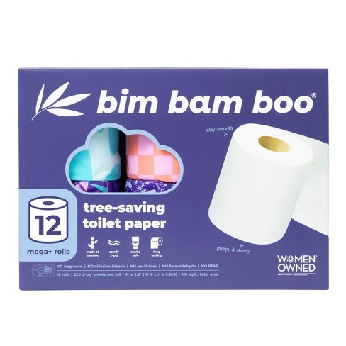 Bim Bam Boo Bamboo Bath Toilet Paper - 12pk/320ct : Target