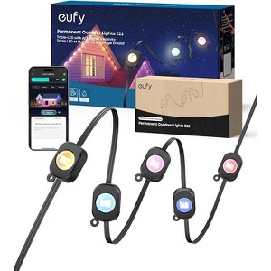 eufy Permanent Outdoor Lights E22 (Renewed), 100ft+ 50ft kit (Total ...