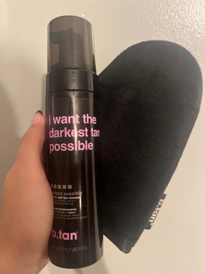 b.tan I Want The Darkest Tan Possible Self Tan Mousse - 6.7 fl oz : Target