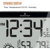 Marathon Atomic 10 Inch Weather Station And Clock With 3 Remote Sensors ...