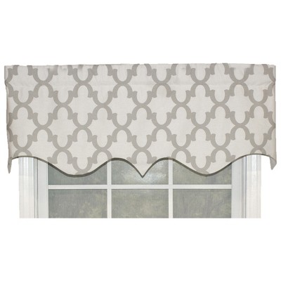 Ogee Style All Season Regal 3" Rod Pocket Valance 50" X 17" Gray By Rlf ...
