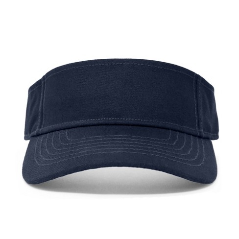Dalix Visor Hat Adjustable Cotton Men Women Classic In Navy-blue : Target