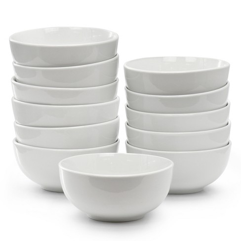 Elama Professional Kitchen 12 Piece Porcelain Bowl Set In White : Target