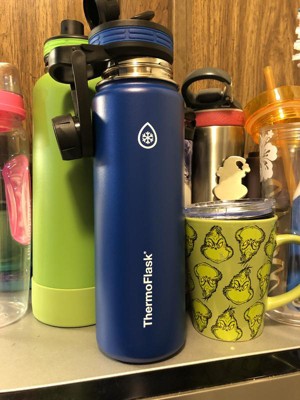 Thermoflask 24oz Insulated Stainless Steel Bottle 2 In 1 Chug And Straw ...