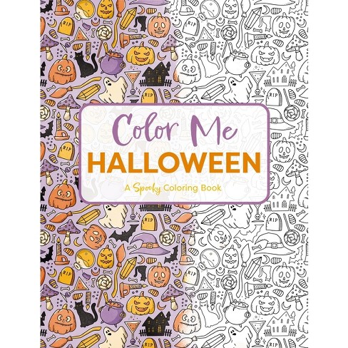 Color Me Halloween - By Editors Of Cider Mill Press (paperback) : Target