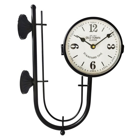 Vip Iron 15 In. Black Wall Clock : Target