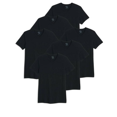 Jockey Men's Slim Fit Cotton Stretch Crew Neck T-shirt - 2 Pack M Black ...