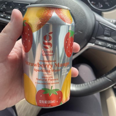 Strawberry Mango Sparkling Water - 8pk/12 Fl Oz Cans - Good & Gather™ : Target