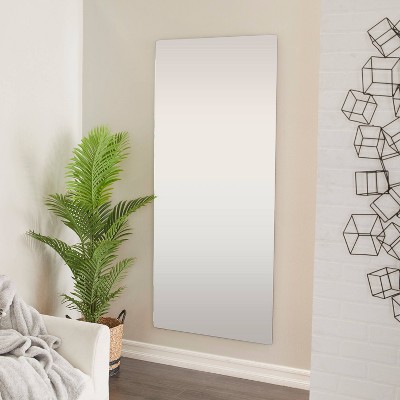 Metal Frameless Wall Mirror Silver - Cosmoliving By Cosmopolitan : Target
