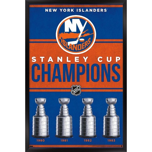 Trends International Nhl New York Islanders - Champions 23 Framed Wall ...
