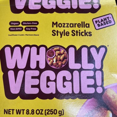 Wholly Veggie! Frozen Gluten Free Mozzarella Sticks - 8.8oz : Target