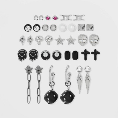 Stranger Things Hellfire Club Costume Jewelry Dangle And Stud Earring ...