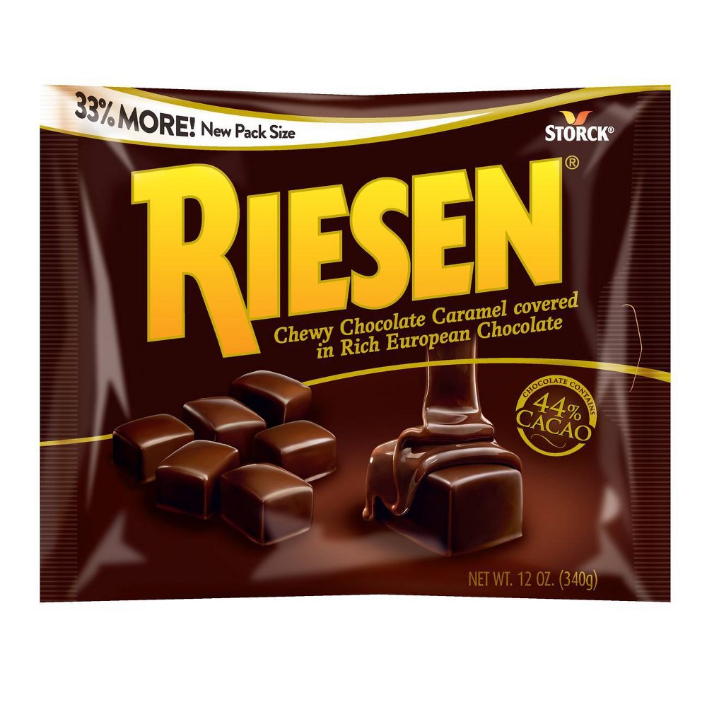 UPC 072799057671 - Riesen Chocolate Covered Caramel Chewy Candy - 12oz ...