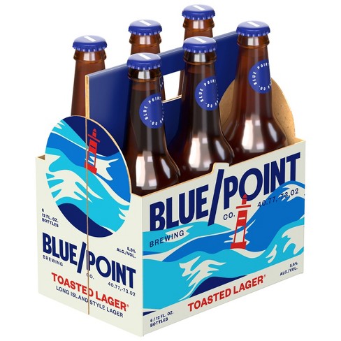 Blue Point Toasted Lager Beer - 6pk/12 Fl Oz Cans : Target
