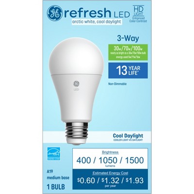 Ge Relax Led 3-way Hd Light Bulb : Target