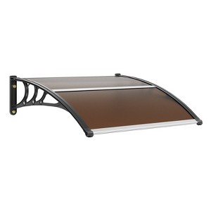 VEVOR Window Door Awning 40"x40", UPF50+ Polycarbonate Outdoor Canopy ...
