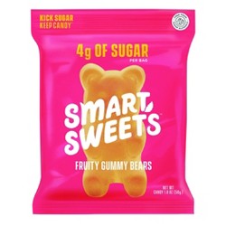 Smartsweets Peach Rings, Sour Gummy Candy - 1.8oz : Target