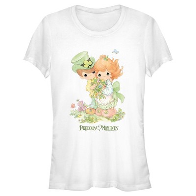 Junior's Women Mickey & Friends Minnie Kiss Couple T-shirt - Light Pink ...