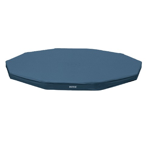 Intex 28032e Pool Cover: For 15ft Round Metal Frame Pools – Includes ...