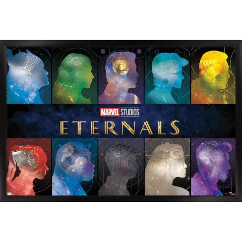 Trends International Marvel Eternals - Side Profile Framed Wall Poster ...