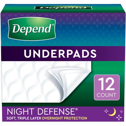 Depend Underpads/disposable Slip Resistant Incontinence Bed Pads For ...