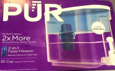 Pur Classic 30-cup Water Dispenser Filtration System - Blue/white : Target