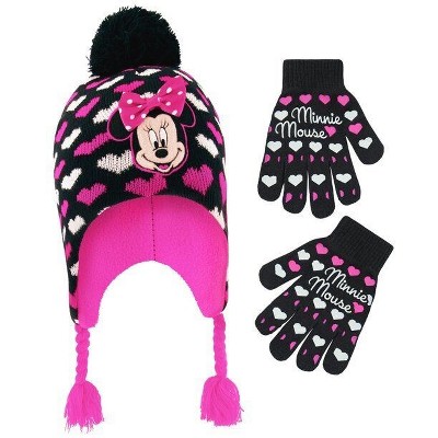 Disney Girls Winter Hat And 2 Pack Mittens Set, Toddler Ages 2-4 (grey ...