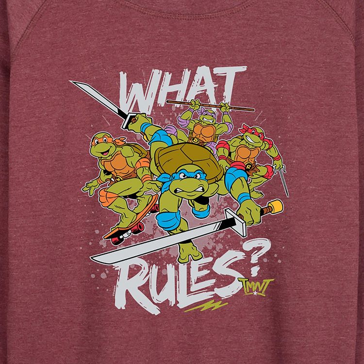 Women's Teenage Mutant Ninja Turtles What Rules Lightweight French ...