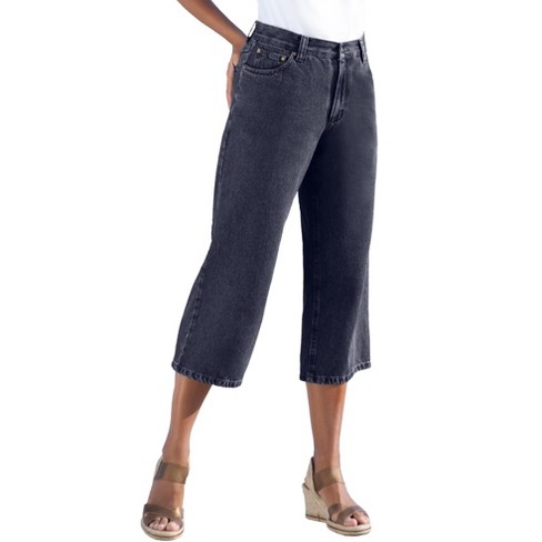 Woman Within Women's Plus Size Perfect 5-pocket Back-elastic Denim ...