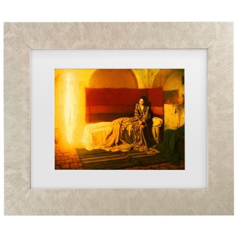 Trademark Fine Art - Henry Ossawa Tanner The Annunciation Matted Framed ...